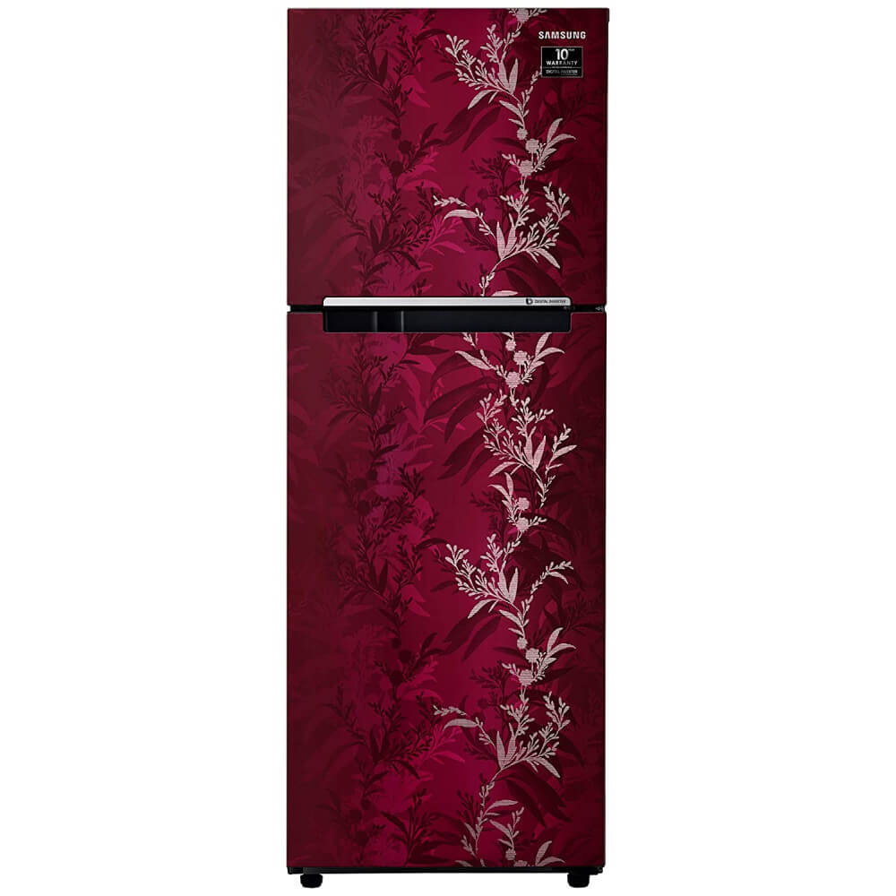 SAMSUNG RT28A32216R/IM 253 Litres Single Door Mystic Overlay Red ...